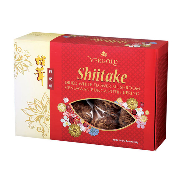 Vergold Shiitake White Flower Mushroom - 250g | Condiments | Food ...